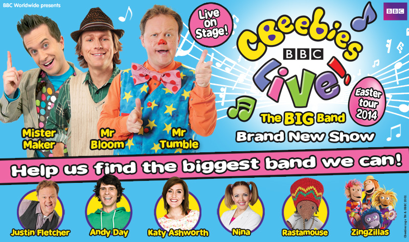 CBeebies Live – The Big Band! | RocknRollerBaby