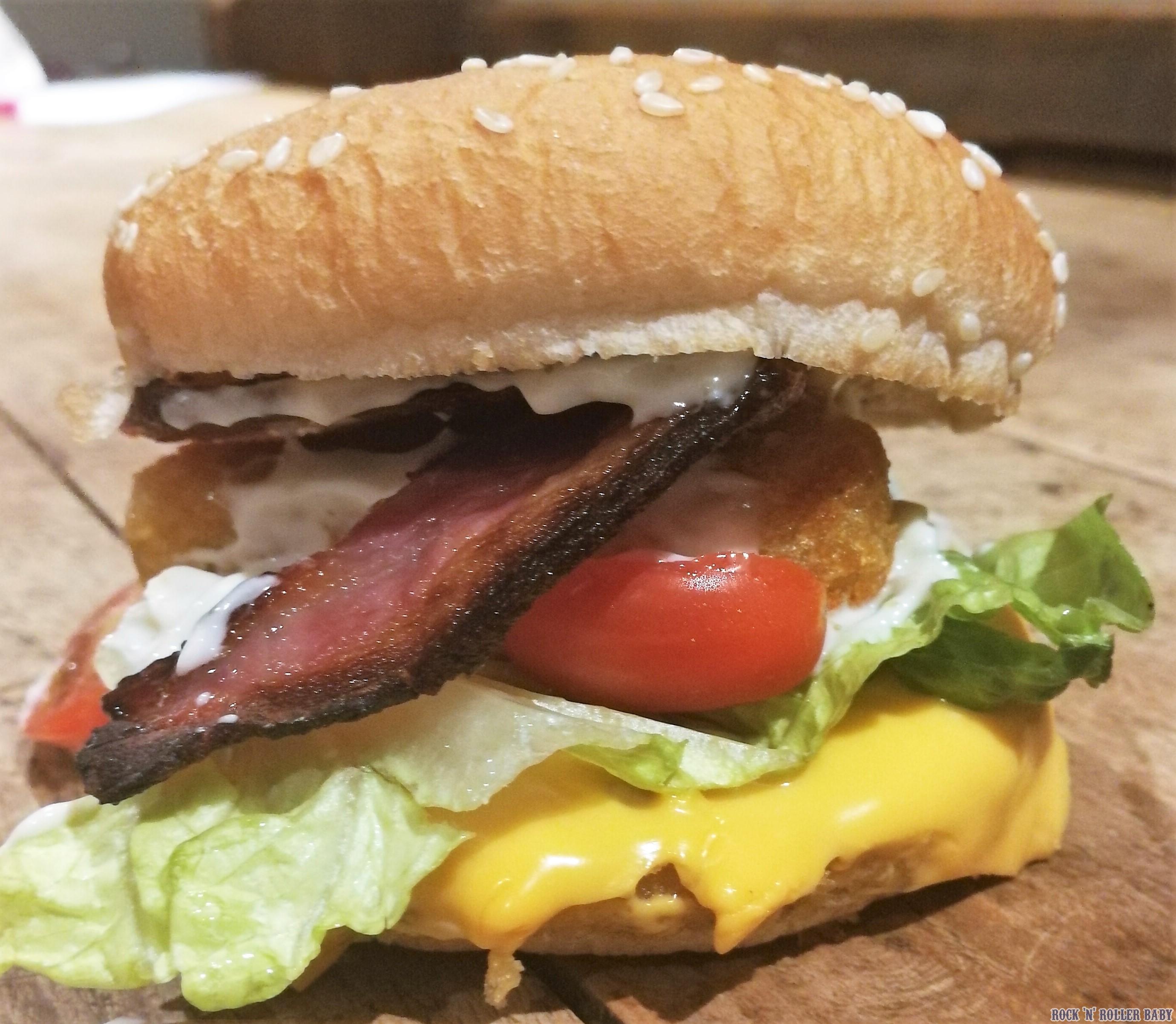 The Don't Call Me Chicken Piggy Tower Burger – Rustlers Chicken Burger ...